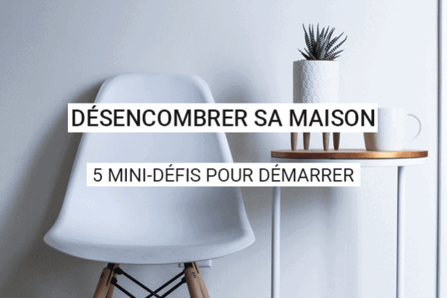 5 Mini Défis Pour Démarrer Le Désencombrement De Sa Maison