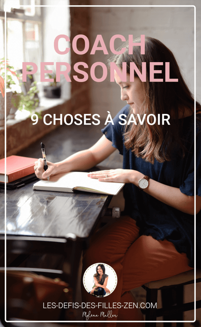 Coach personnel : 9 choses à savoir - Les defis des filles zen
