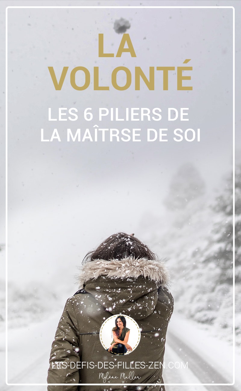 La volonté : les 6 piliers de la maîtrise de soi - Les defis des filles zen